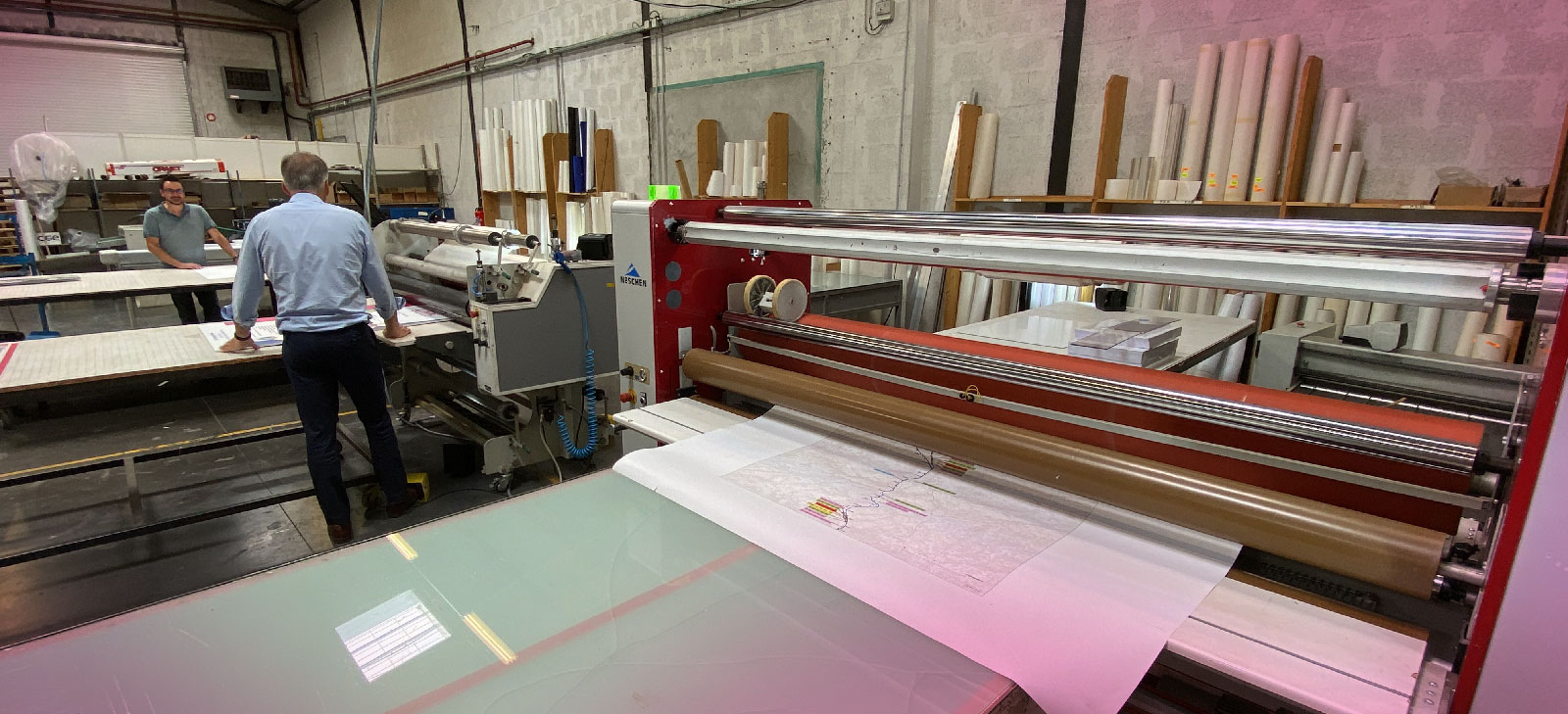 Plastification documents grand format et grande série - BIRDIE